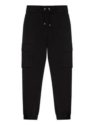 Balmain Sweatpants With Logo - Black
