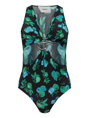 Coperni Bodysuit With Metal Appliqu - Multicolour