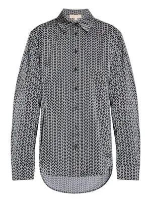 Michael Kors Monogram Shirt - Black