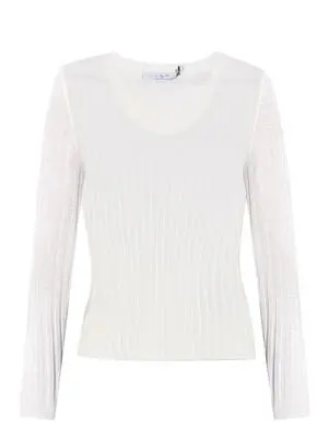 IRO PARIS Hattie Wool Top - White