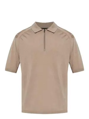Emporio Armani Polo With Logo Beige