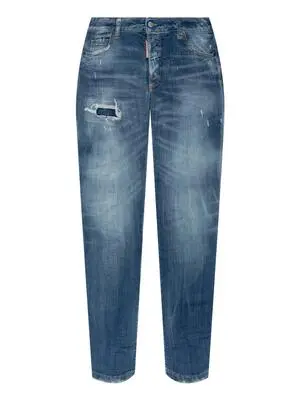 Dsquared2 Jennifer Mid-rise Skinny Jeans - Blue