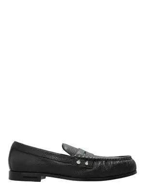 Dsquared2 Leather Loafers - Black