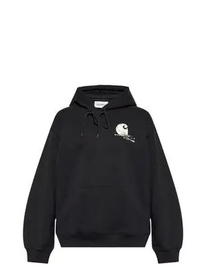 Carhartt Work In Progress Printed Hoodie - Black