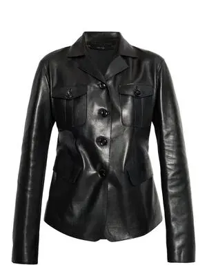 TOM FORD Leather Jacket - Black
