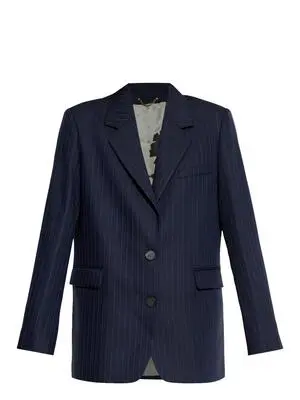 Golden Goose Pinstripe Blazer - Navy Blue
