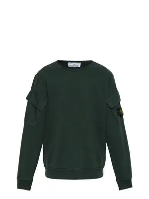 Stone Island Logo Sweatshirt - Green