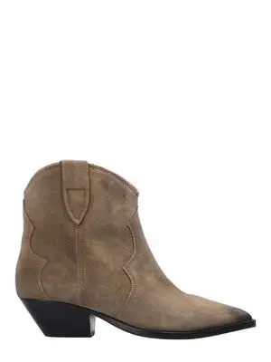Isabel Marant Washed Iconic’ Slip-on Boots - Beige