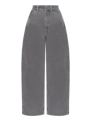 LEMAIRE High-waisted Wide-leg Jeans - Grey