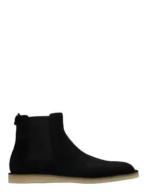 Dolce & Gabbana Suede Chelsea Boots - Black