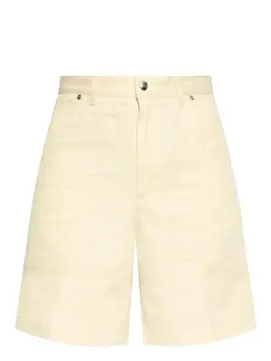 Moncler Denim Shorts - Cream