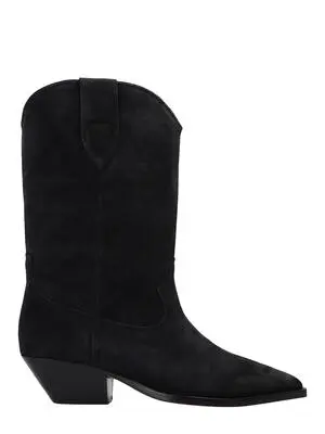 Isabel Marant Washed Iconic Leather Boots - Black