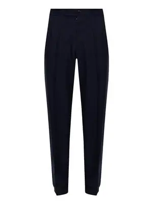 MAISON MARGIELA Wool Pleat-Front Trousers