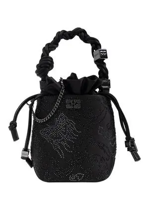 GANNI Handheld Bucket Bag - Black