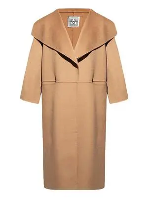 TOTÊME Oversized Wool-cashmere Coat - Brown