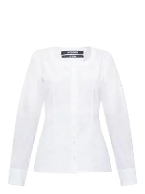 Jacquemus Waisted Cotton Shirt - White