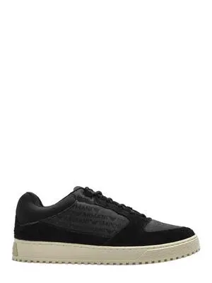 Emporio Armani Logo Sneakers - Black
