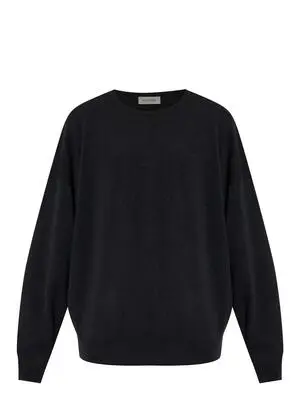 Fear Of God Logo Sweater - Black