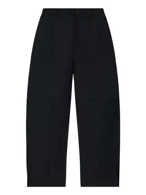 JIL SANDER Wool Trousers - Black