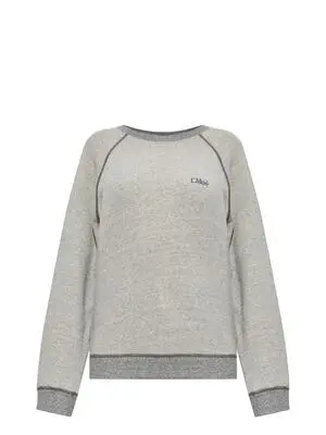 CHLOÉ Sweatshirt With Embroidered Logo