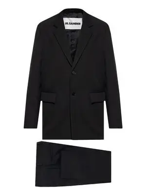 JIL SANDER Wool Suit - Black