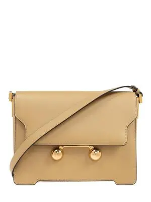 Marni Trunkaroo Medium Shoulder Bag - Beige