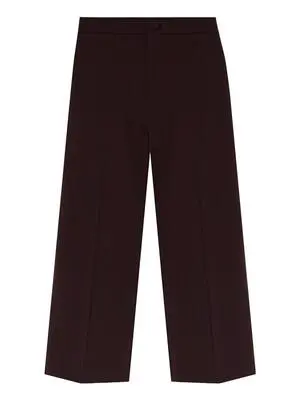 AERON Wide-leg Trousers - Brown