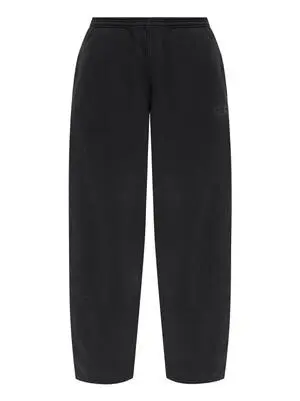 Alexander Wang Wide-leg Knit Sweatpants - Black