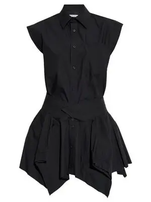 Alexander Wang Asymmetrical Hem Dress - Black