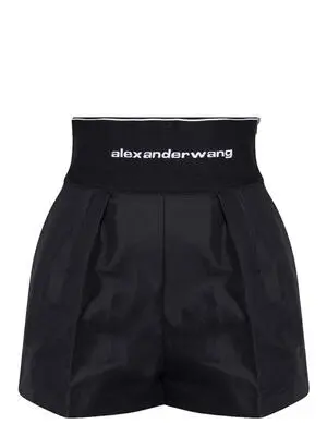 ALEXANDER WANG Alexander Wang High-Waisted Logo Shorts