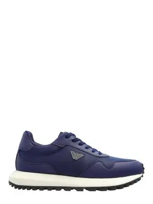 Emporio Armani Sports Shoes With Logo - Navy Blue