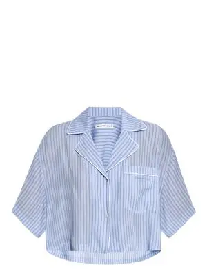 Alexander Wang Striped Loose-fit Shirt - Blue