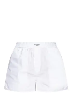 Alexander Wang Cotton Boxer Shorts - White