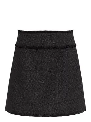 Dolce & Gabbana Tweed Mini Skirt - Black