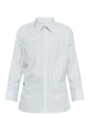 MAISON MARGIELA Shirt With Striped Pattern