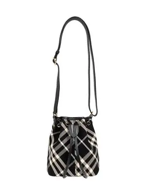 Burberry Bucket Shoulder Bag - Black