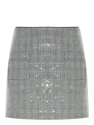ZADIG&VOLTAIRE Zadig & Voltaire Jamie Sequin Houndstooth Mini Skirt