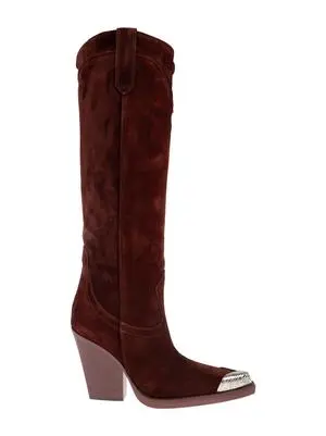 Paris Texas El Dorado Heeled Boots - Brown