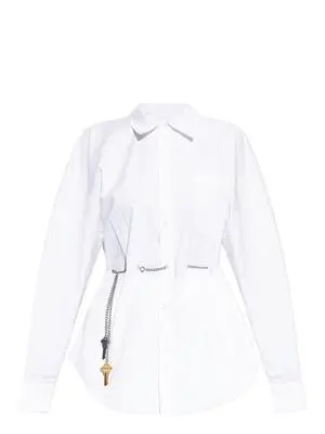 Alexander Wang Shirt With Decorative Chain - White