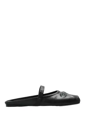 Marni Leather Slides - Black