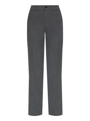 Attico Creased Trousers - Grey