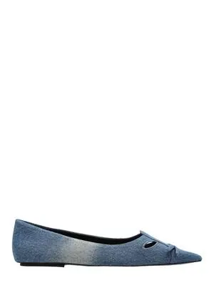 Marc Jacobs Denim Ballet Flats - Blue