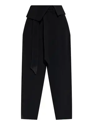 Attico High-waisted Trousers - Black