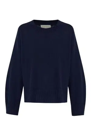 Officine Générale Cashmere Nicky Sweater - Navy Blue