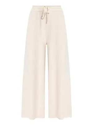 JIL SANDER Cashmere Trousers - Cream