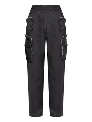 Dsquared2 Trousers With Multiple Pockets - Black