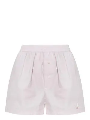 Moschino Embroidered Shorts - Pink