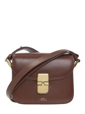 A.p.c. Grace Mini Shoulder Bag - Brown