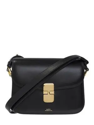 A.p.c. Grace Small Shoulder Bag - Black