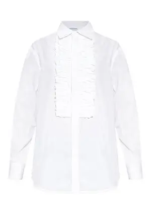 Bottega Veneta Ruffled Shirt - White